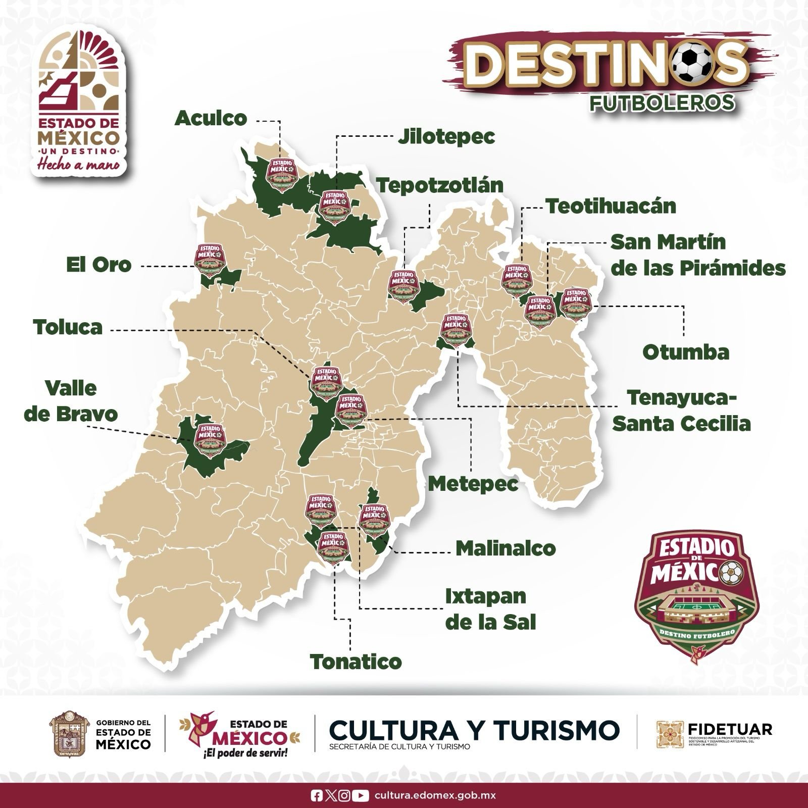 GEM. – EdoMéx Presenta 14 Destinos Futboleros con Actividades ...